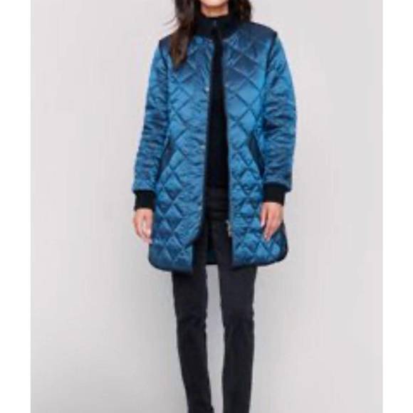 CHARLIE B | Jackets & Coats | New Charlie B Long Quilted Iridescent ...